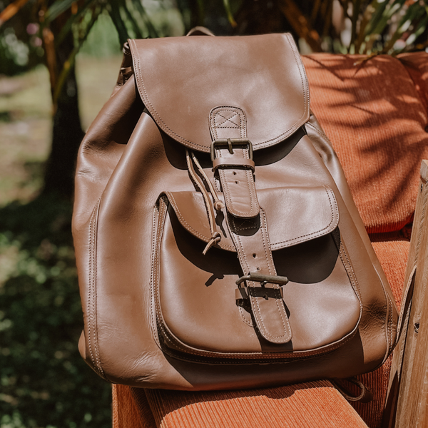 Leather Backpack - Beto's Company