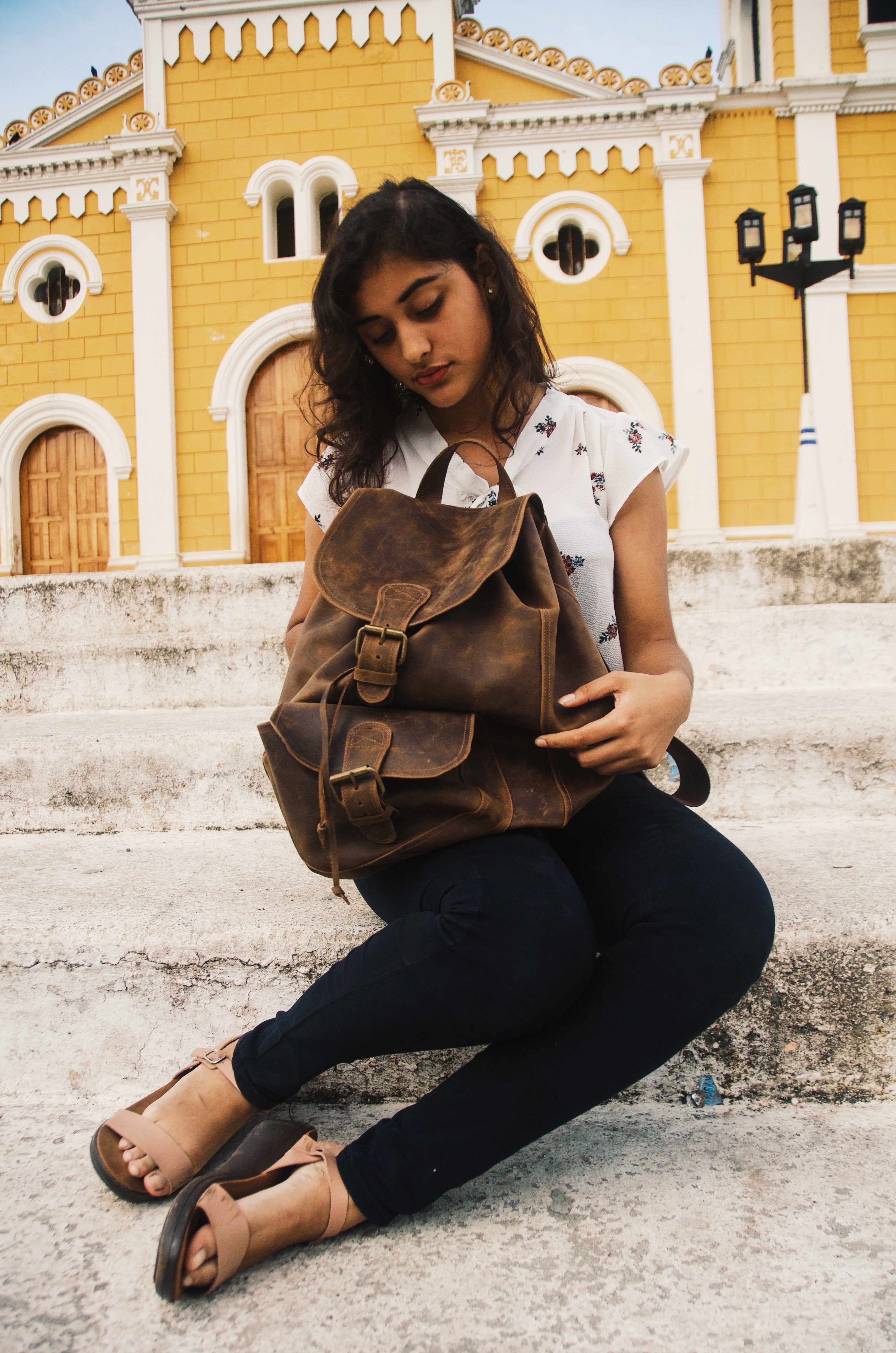 Leather Backpack - Beto's Coffee Co