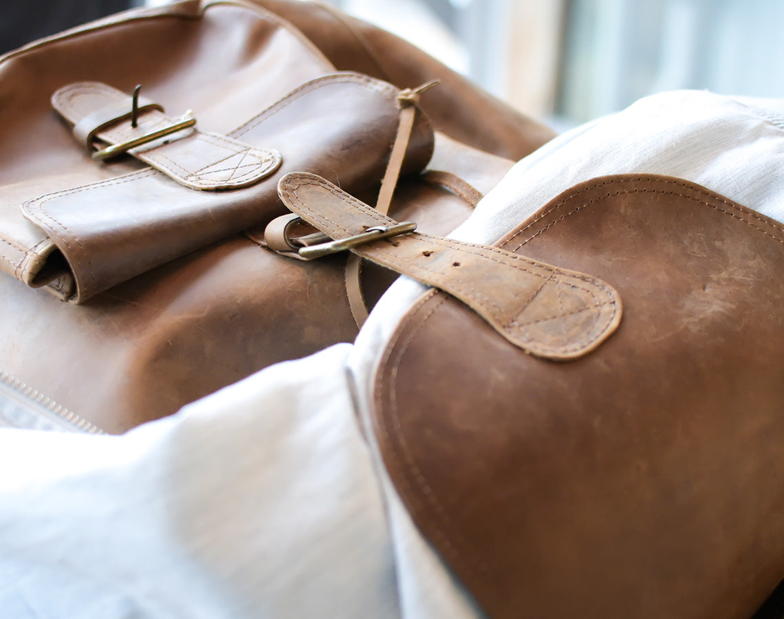 Leather Backpack - Beto's Coffee Co
